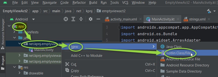 Create a new class file – Fun e-Programming